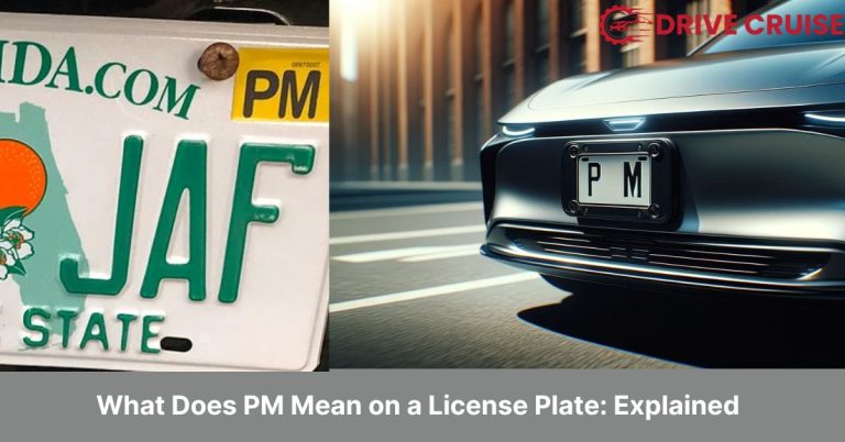 What Does PM Mean On A License Plate: Explained - Drive Cruise